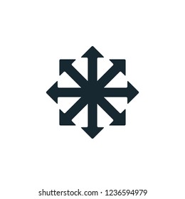 Ornamental Arrow Base Logo Template Stock Vector (Royalty Free ...