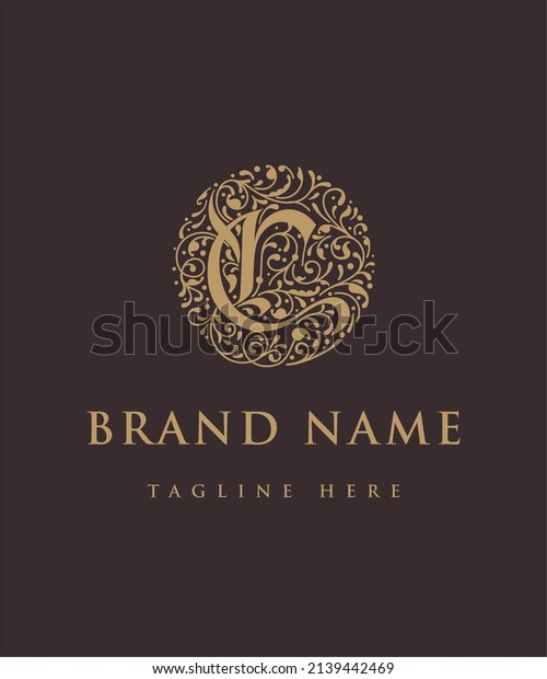 Diseño del logotipo de caligrafía ornamental: vector de stock (libre de ...