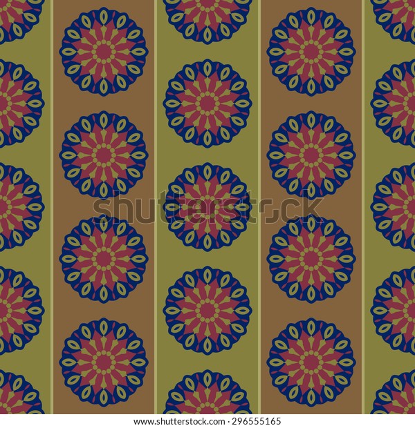 Ornamental Floral Wallpaper Stock Vector (Royalty Free) 296555165 ...
