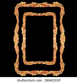 Ornamental Medieval Frame Stock Vector (Royalty Free) 180451019 ...