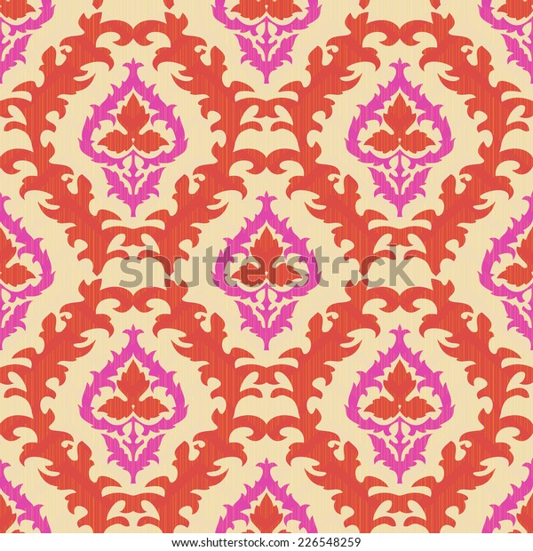 Ornamental Seamless Pattern Traditional Central Asian Stock Vector ...