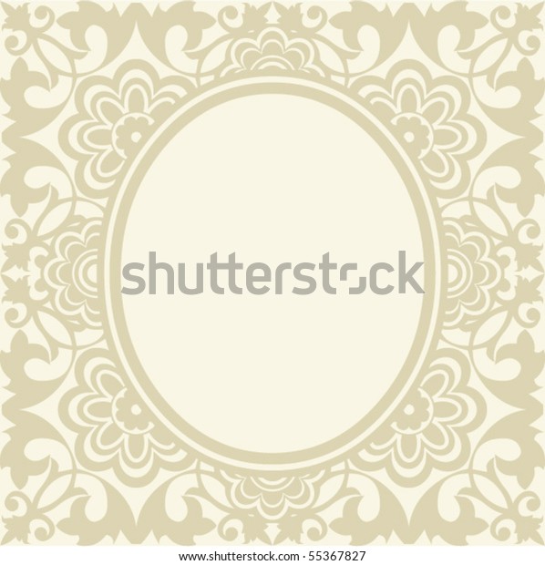 Ornate Floral Page Design Vector Image Stock Vector (Royalty Free ...