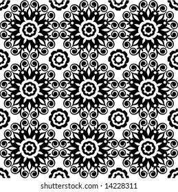 Ornate Floral Pattern Stock Vector (Royalty Free) 14228311