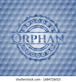 Orphan Blue Hexagon Badge Vector Illustration Stock Vector (Royalty ...