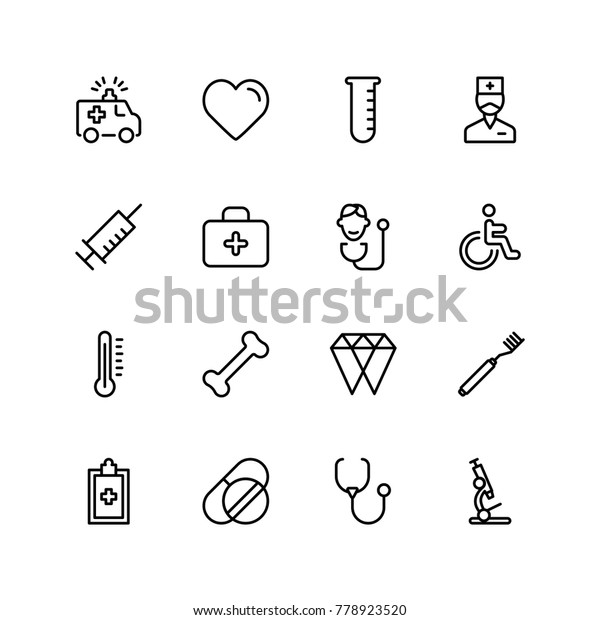 Orthodontic Icon Set Collection Vector Symbols: เวกเตอร์สต็อก (ปลอดค่า ...