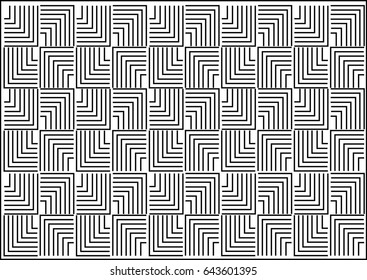 Seamless Abstract Lines Pattern Vector Design: vector de stock (libre ...