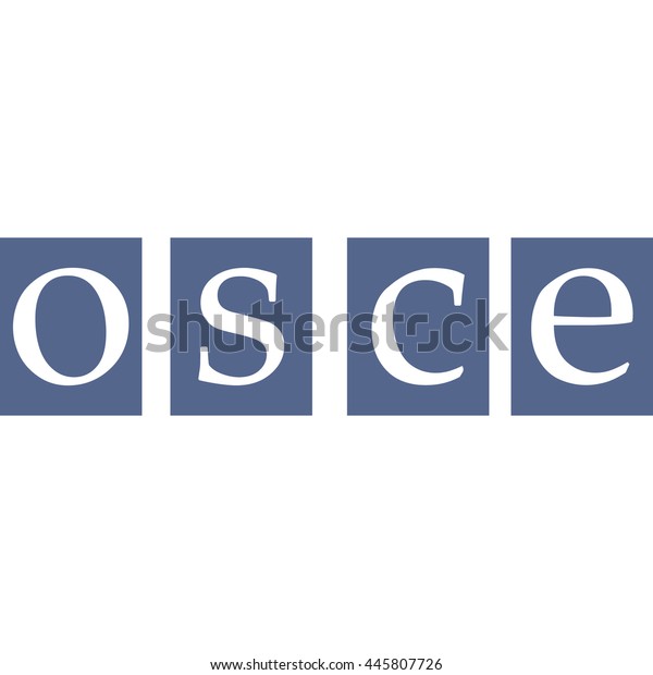 Osce Organization Security Cooperation Europe Vector Stock Vector ...
