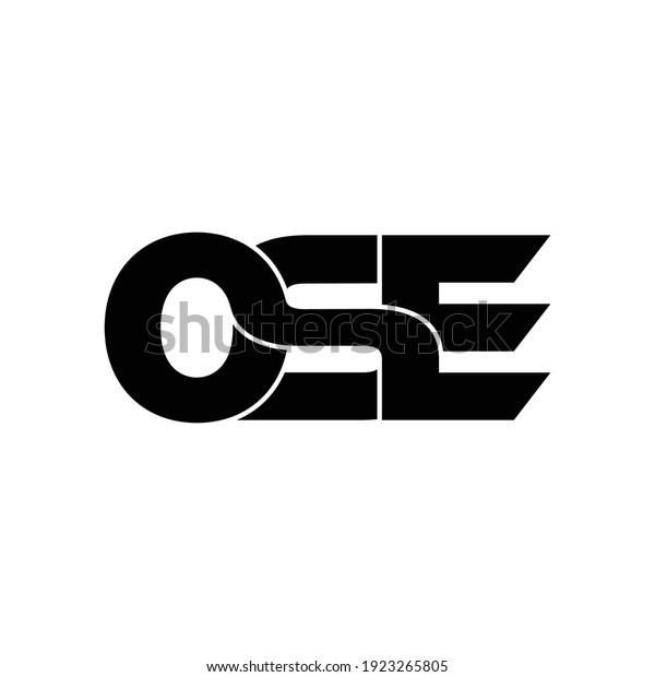 Ose Letter Monogram Logo Design Vector Stock Vector (Royalty Free ...