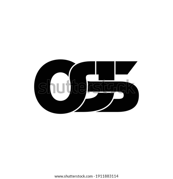 Osj Letter Monogram Logo Design Vector Stock Vector (Royalty Free ...