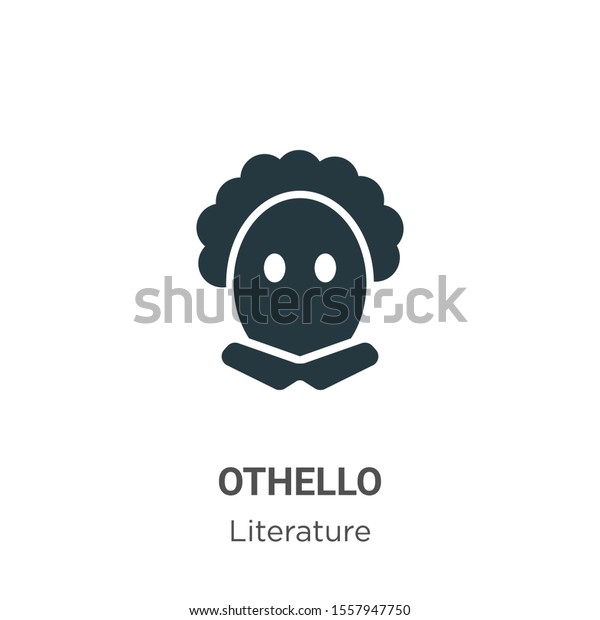 Othello Vector Icon On White Background Stock Vector (Royalty Free ...