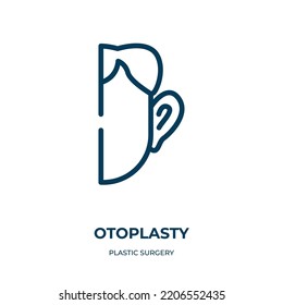 Otoplasty Icon Linear Vector Illustration Plastic Stock Vector (Royalty Free) 2206552435 ...