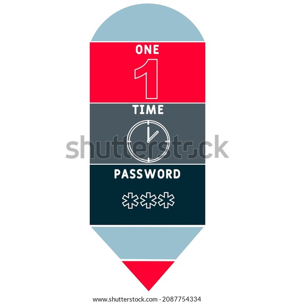 Otp One Time Password Acronym Business Stock Vector (Royalty Free ...