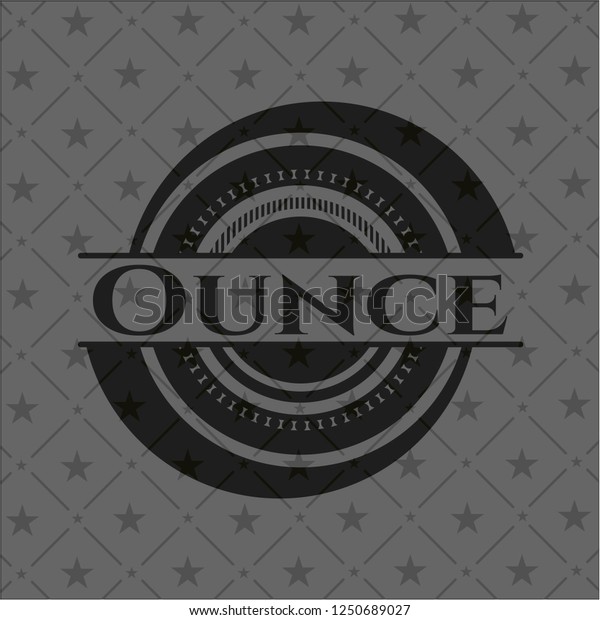 Ounce Dark Emblem Retro Stock Vector (Royalty Free) 1250689027 ...