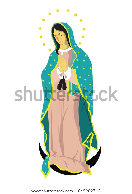 Our Lady Guadalupe Vector Stock Vector (Royalty Free) 1045902712