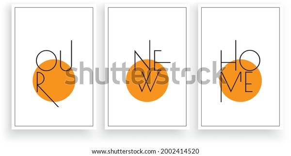 Our New Home Vector Wording Design Stock Vector (Royalty Free ...
