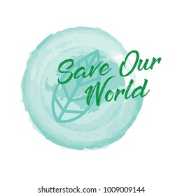Our World Logo Stock Vector (Royalty Free) 1009009144