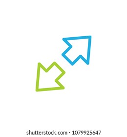Out Arrow Icon Design Stock Vector (Royalty Free) 1079925647 | Shutterstock