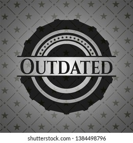 Outdated Retro Style Black Emblem Vector Stock Vector (Royalty Free ...