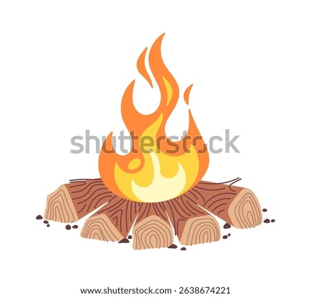 Camp Fire Cartoon | Free download on ClipArtMag