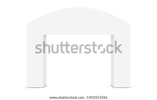 Outdoor Event Arch Mockup Isolated On Stock Vector (Royalty Free ...