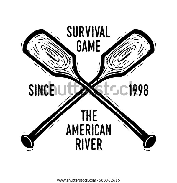 Outdoor Game Logo Badge Vector Illustration Stock Vector (Royalty Free ...