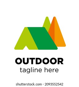 Outdoor Logo Icon Vector Design Stock Vector (Royalty Free) 2093552542 ...