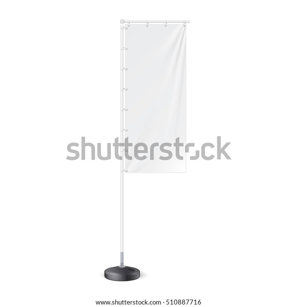 Outdoor Panel Flag Ground Fillable Water Stock Vector (Royalty Free ...
