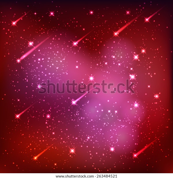 Outer Space Stars Universe Vector Illustration Stock Vector (Royalty ...