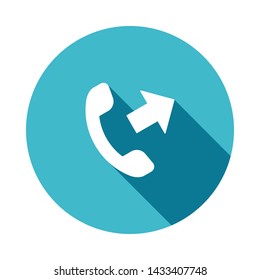 Outgoing Call Symbol Vector Telephone Icon Stock Vector (Royalty Free ...
