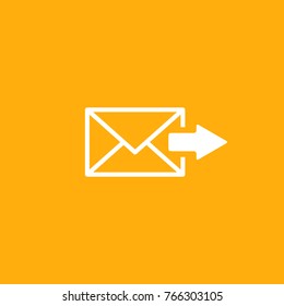 Outgoing Email Icon Stock Vector (Royalty Free) 766303105 | Shutterstock