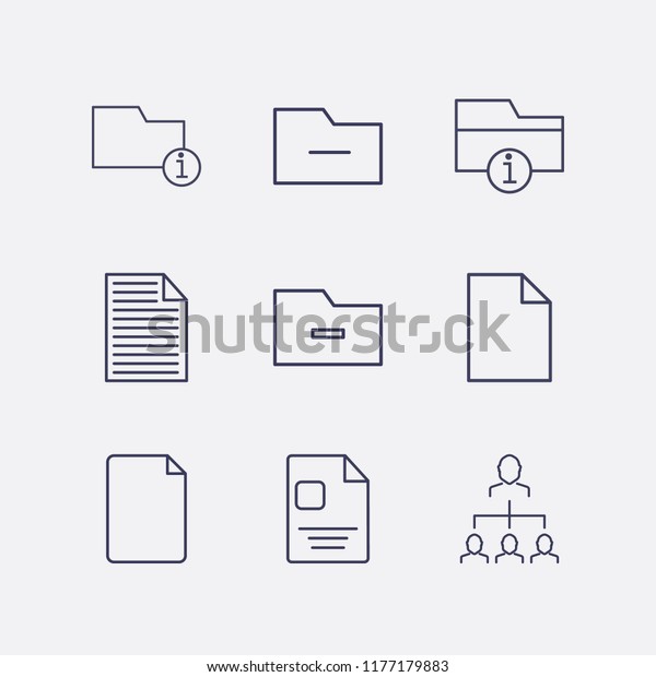 Outline 9 Messy Icon Set Businessman Stock Vector (Royalty Free) 1177179883
