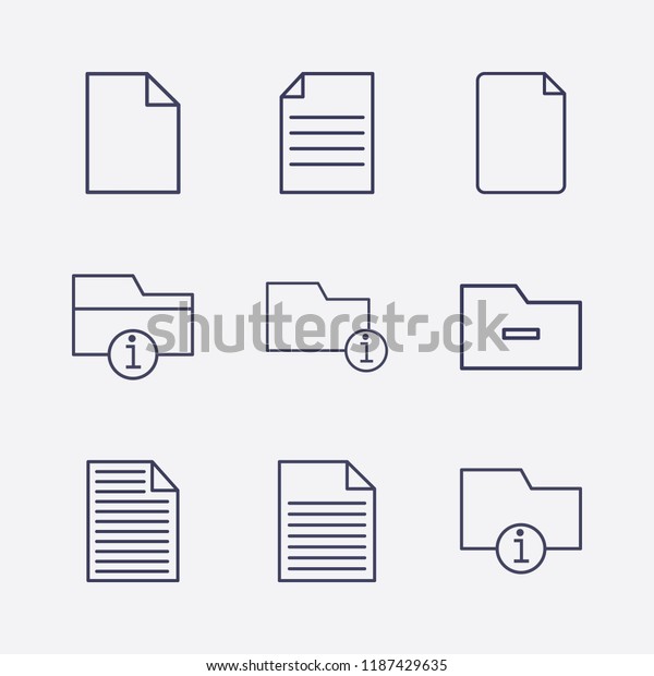 Outline 9 Messy Icon Set Remove Stock Vector (Royalty Free) 1187429635
