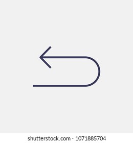 Outline Arrow Icon Illustration Vector Symbol Stock Vector (Royalty ...