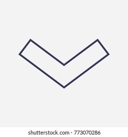 Outline Arrow Icon Illustration Vector Symbol Stock Vector (Royalty ...