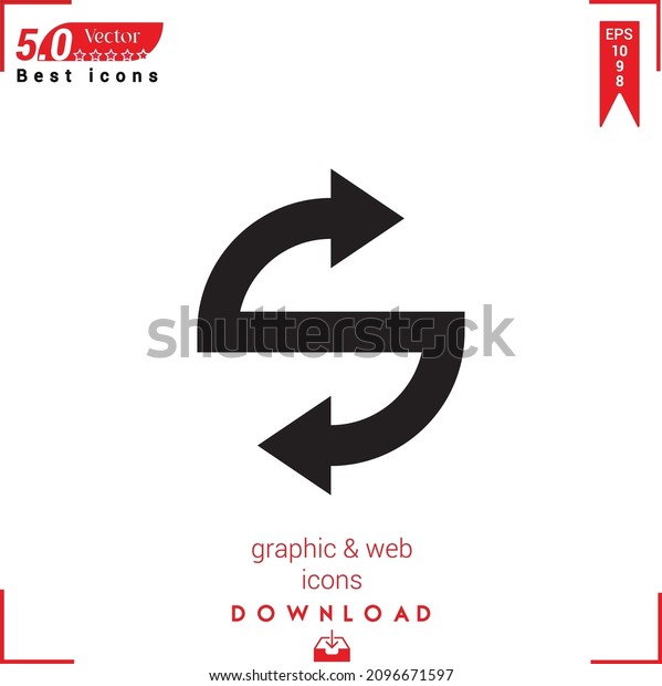 Outline Arrows Icon Arrows Icon Vector Stock Vector (Royalty Free ...