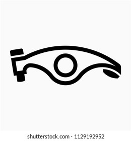 Outline Beautiful Rocker Arm Vector Icon Stock Vector (Royalty Free ...