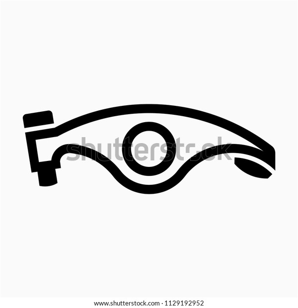 Outline Beautiful Rocker Arm Vector Icon Stock Vector (Royalty Free ...