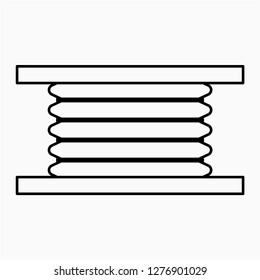 Outline Bellows Vector Icon Stock Vector (Royalty Free) 1276901029 ...