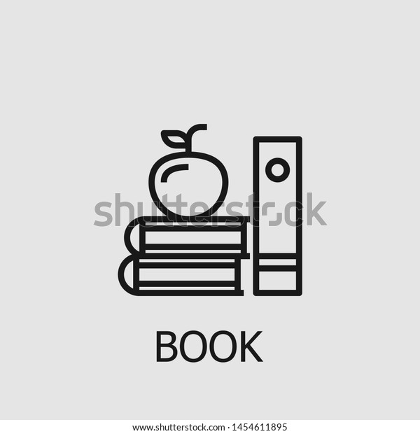 Outline Book Vector Icon Book Illustration Stock Vector (Royalty Free ...