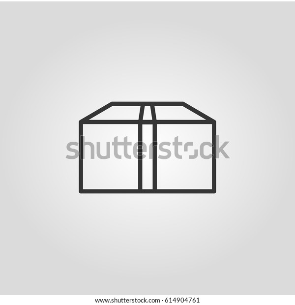 Outline Box Web Icon Ilustration Vector Stock Vector (Royalty Free ...