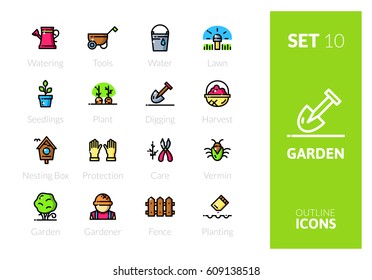 4,510 Lawn care icon set Images, Stock Photos & Vectors | Shutterstock