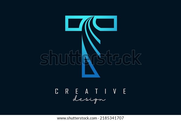1,395 Letter t road logo 이미지, 스톡 사진 및 벡터 | Shutterstock