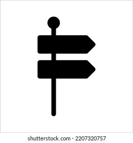 Outline Direction Icon Illustration Isolated Vector Stock Vector ...