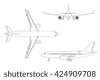96,943 Plane Outline Stock Vectors and Vector Art | Shutterstock