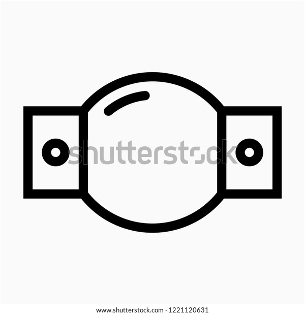 Outline Drive Coupling Pixel Perfect Vector Stock Vector (Royalty Free ...