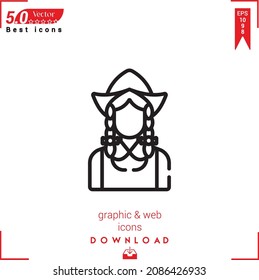 Outline Dutch Icon Dutch Icon Vector Stock Vector (Royalty Free ...