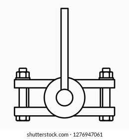 Outline Gate Valve Vector Icon 스톡 벡터(로열티 프리) 1276947055 | Shutterstock