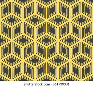 Outline Geometric Patterns Laid Out On Stock Vector (Royalty Free ...