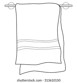 25,557 Towel Outline Stock Vectors, Images & Vector Art | Shutterstock