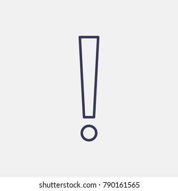 Outline Interjection Icon Illustration Isolated Vector: เวกเตอร์สต็อก ...